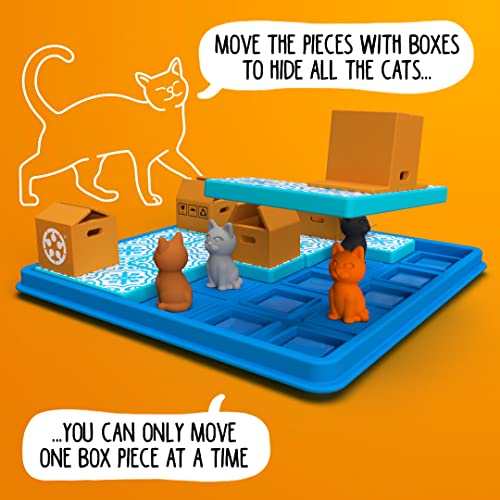 SmartGames Cats & Boxes Travel Game with 60 Challenges for Ages 7-Adult - SantaBILT®