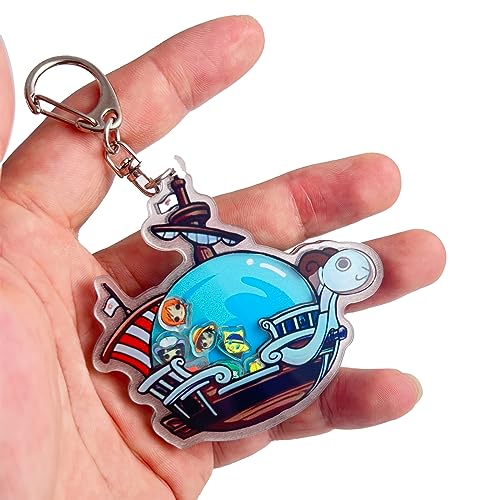 Snapklik.com : One Piece Pirate Ship Keychains Thousand Sunny- Going ...