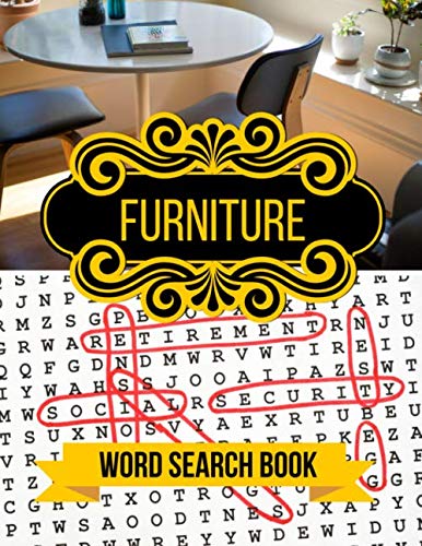 Furniture Word Search Book: Kids and Adults Puzzle Activity Book: Press ...
