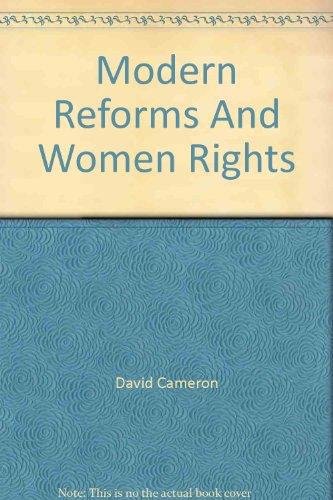 Modern Reforms And Women Rights [Hardcover] [Apr 15, 2013] David ...
