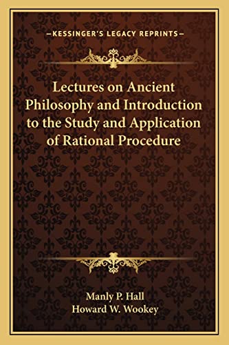 Snapklik.com : Lectures On Ancient Philosophy And Introduction To The Study And Application Of ...