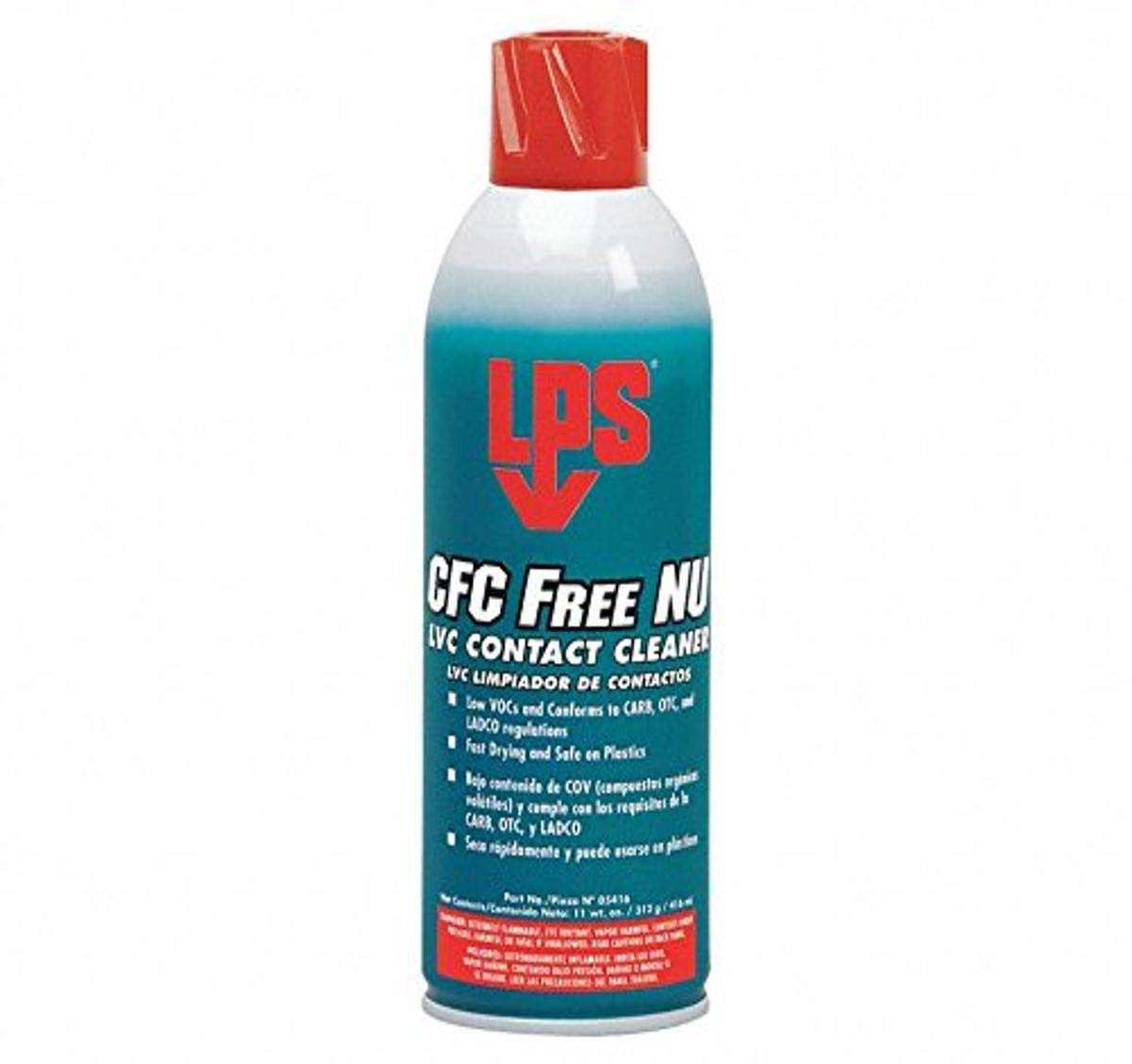 LPS 5416 CFC Free NU Contact Cleaner - 11 oz, Clear: Amazon.com ...