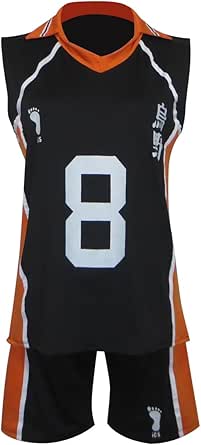 Amazon.com: Lordancen Kiyoko Shimizu Jersey Outfit Anime Cosplay ...