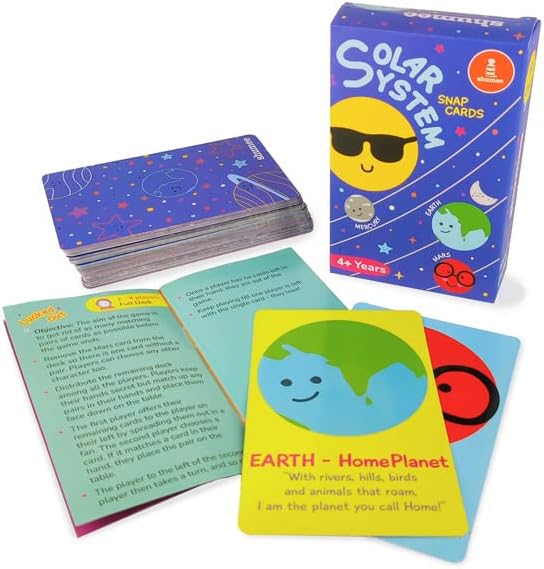 Shumee Solar System Snap Cards- 3 Years+ | 52 Cards | Multicolor ...