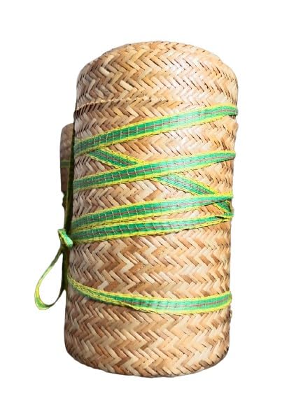 Buy Avaya Handmade Brown Colour Cane Mat (Shital Pati) (Double Bed) use ...