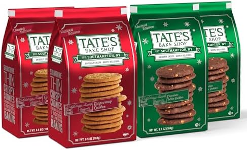 Amazon.com: Tate's Bake Shop Holiday Cookies Variety Pack, Chocolate ...