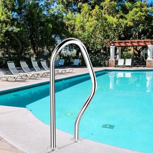 Pool Handrail 304 Stainless Steel Swimming Pool Railing for Inground ...