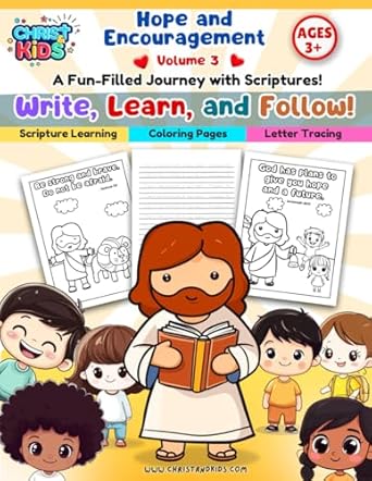 Volume 3: Hope & Encouragement: Coloring, tracing, & memorizing Bible ...