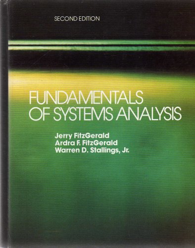 FUNDAMENTALS OF SYSTEMS ANALYSIS: SECOND EDITION: Jerry FitzGerald ...