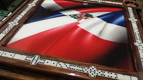 Buy Dominican Republic Flag Domino Table Gorgeous 3D by Domino Tables ...