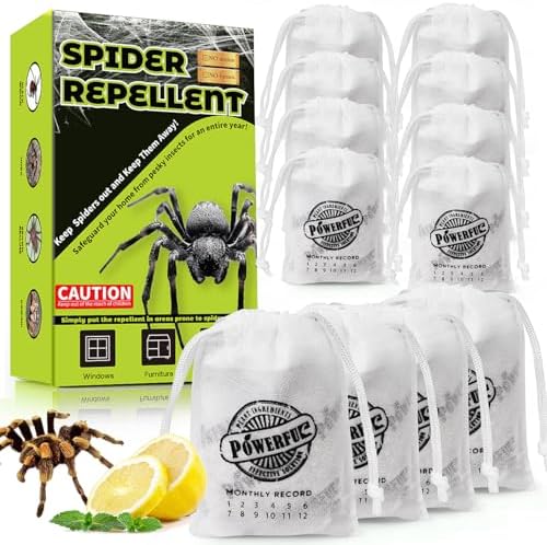 Amazon.com: 12 Pack Long-Lasting Spider Repellent Pouches - Natural ...