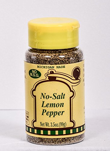 Amazon.com : No Salt Lemon Pepper-3.5 oz-Small Bottle : Grocery ...