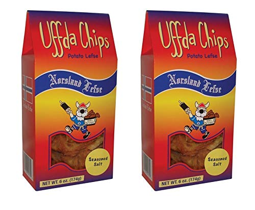 Amazon.com : Uffda Chips - Made From Real Lefse - 6 oz. By Norsland ...