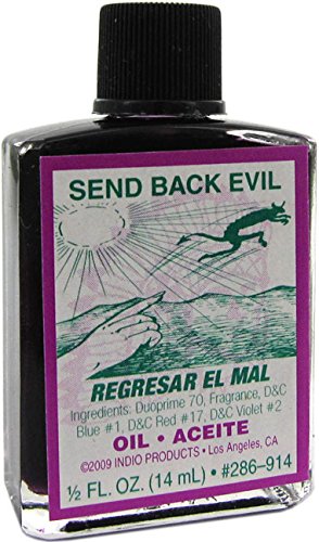 Amazon.com : INDIO Oil- SEND BACK EVIL 1/2oz : Health & Household