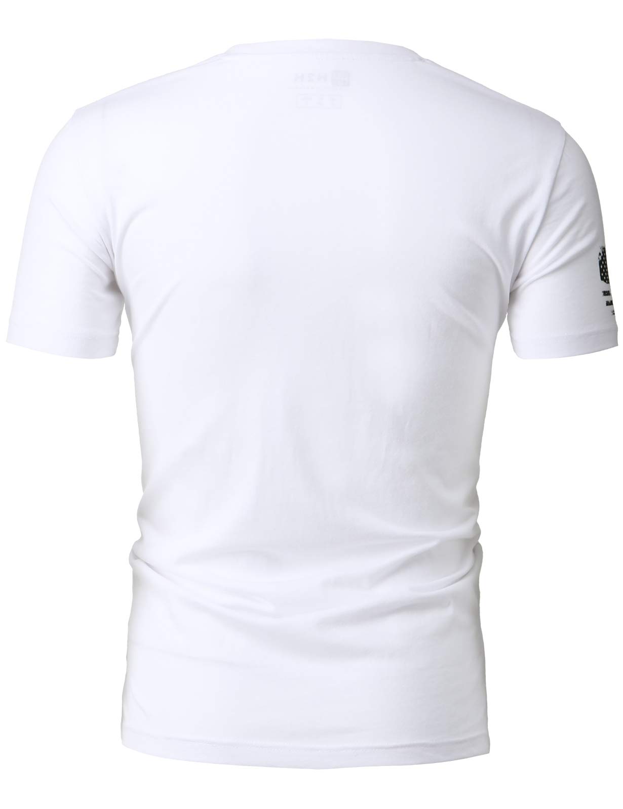 Snapklik.com : H2H Mens Casual Slim Fit Short Sleeve T-Shirts Cotton ...