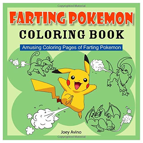 Farting Pokemon Coloring Book: Amusing Coloring Pages of Farting ...