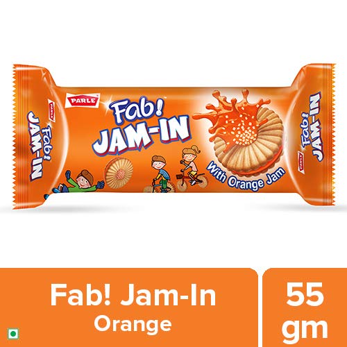 Parle Fab Jam in Cream, Orange, 55 g : Amazon.in: Grocery & Gourmet Foods