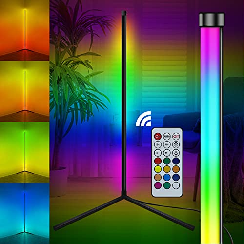 Buy RGB Corner Floor Lamp, FULLOVE Color Changing LED Floor Lamp with ...