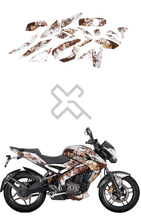 Rust Edition Full Body Sticker for Pulsar NS 200 by Grayfixx : Amazon ...