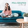 Amazon.com: Chill Pill Pillow - Aesthetic & Cute Throw Pillow for Cozy ...
