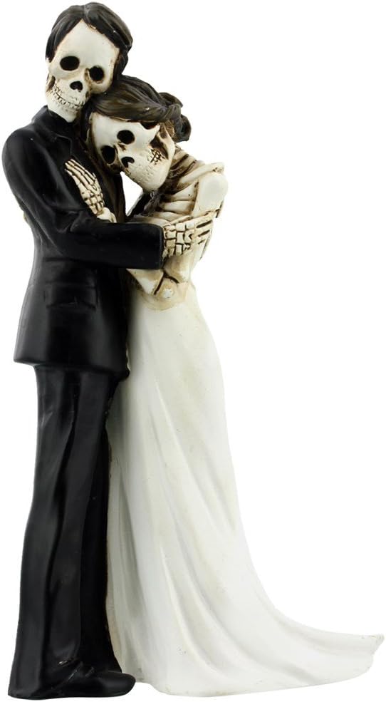 Amazon.com: XYQXYQ Skull Decor Halloween Decoration: Skeleton Couple ...