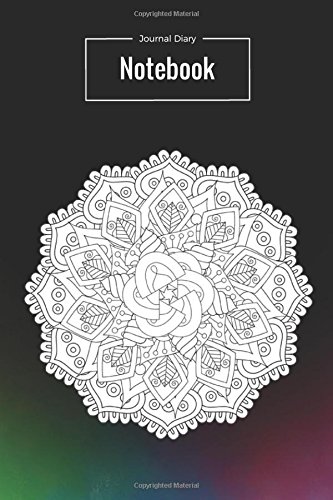 Buy Mandala Notebook Diary, Journal 100 Lined pages, 6" x 9": This ...