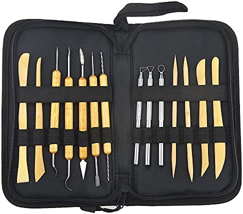 BGTXINGI 14-teiliges Modellierwerkzeug-Set aus Ton und Töpferei, zum ...