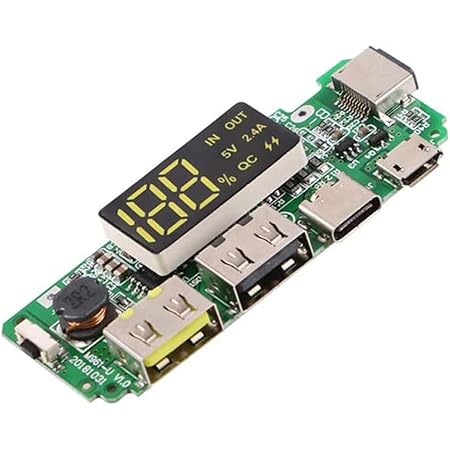 SP 2USB Power Bank Charging Module Circuit Board - DC-DC Step Up Boost ...