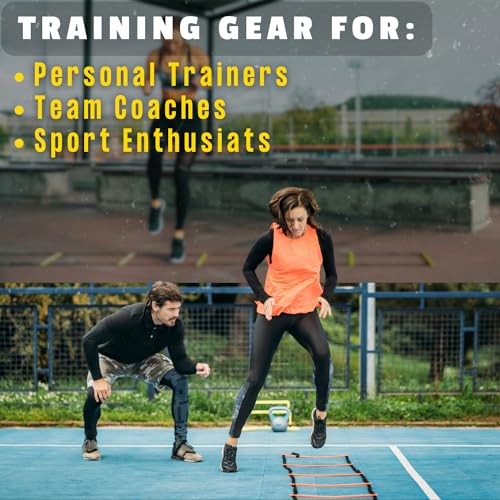 Snapklik.com : Invincible Fitness Agility Ladder Training Equipment Set ...