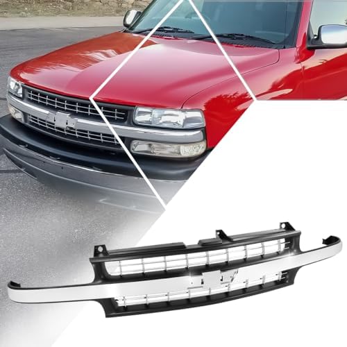 Amazon.com: Factory Style Front Bumper Grille Grill Compatible with 99 ...