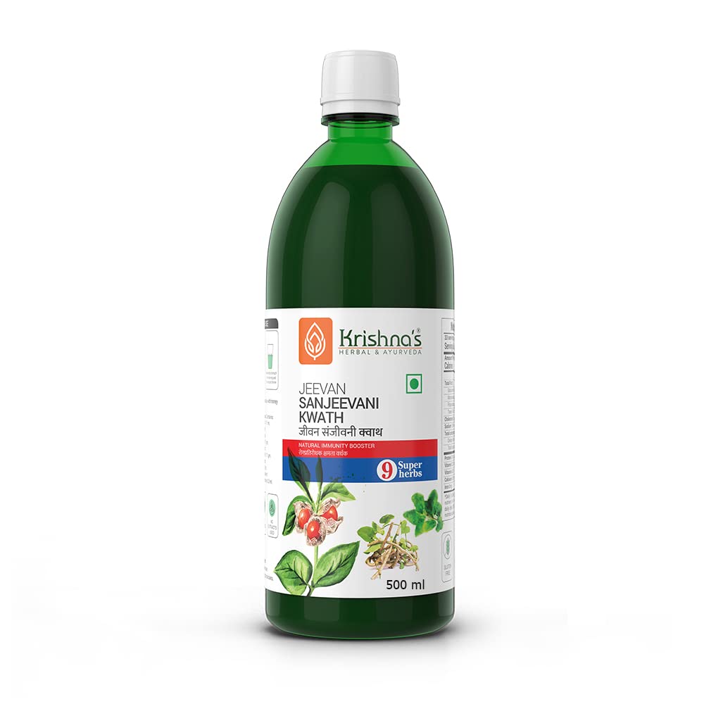 Buy Krishna's Jeevan Sanjeevani Kwath - 500 ml | Enriched with Aloe ...