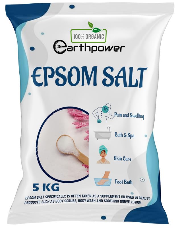 EarthPower Epsom Salt For Pain Relief Epsom Salt For Foot Epsom Salt ...