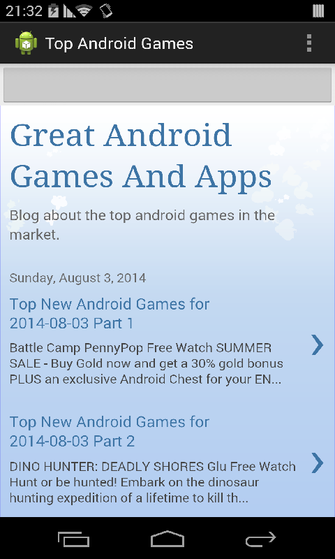 TOP ANDROID GAMES - App on Amazon Appstore