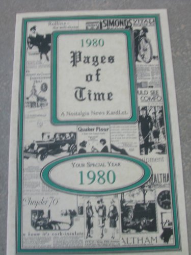 1980 Pages of Time (A Nostalgia Look Back in Time): Staff: Amazon.com ...