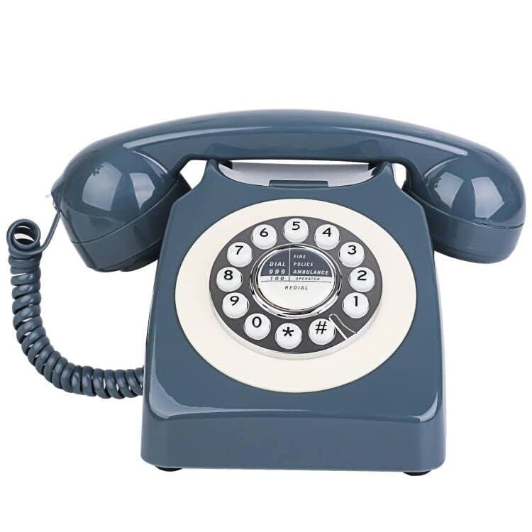 Sangyn Classic Retro Telephone Vintage Style Cord Phone with Push ...