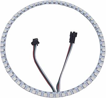 DC 5V WS2812B 60 LEDs Pixel Ring White Pcb Addressable LED Modules ...