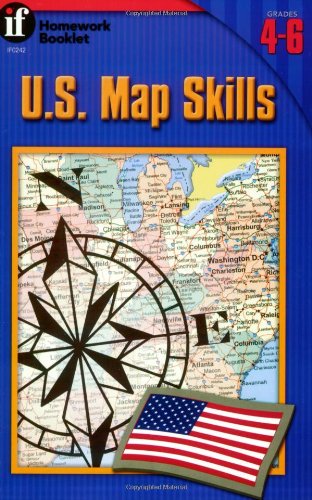 Amazon.com: U.S. Map Skills Homework Booklet, Grades 4-6: 9781568221038 ...