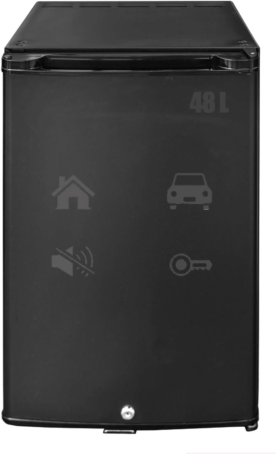 Amazon.com: 12 Volt RV Fridge With Lock and Key, 1.76 Cu. Ft Small ...
