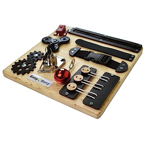 Amazon.com: Travel Size Toddler Busy Board 1 2 3 Year Old First ...