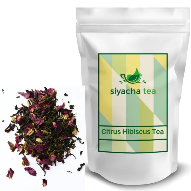 Siyacha Tea Citrus Hibiscus Tea|250g Pouch|With Rose,Licorice,Orange ...