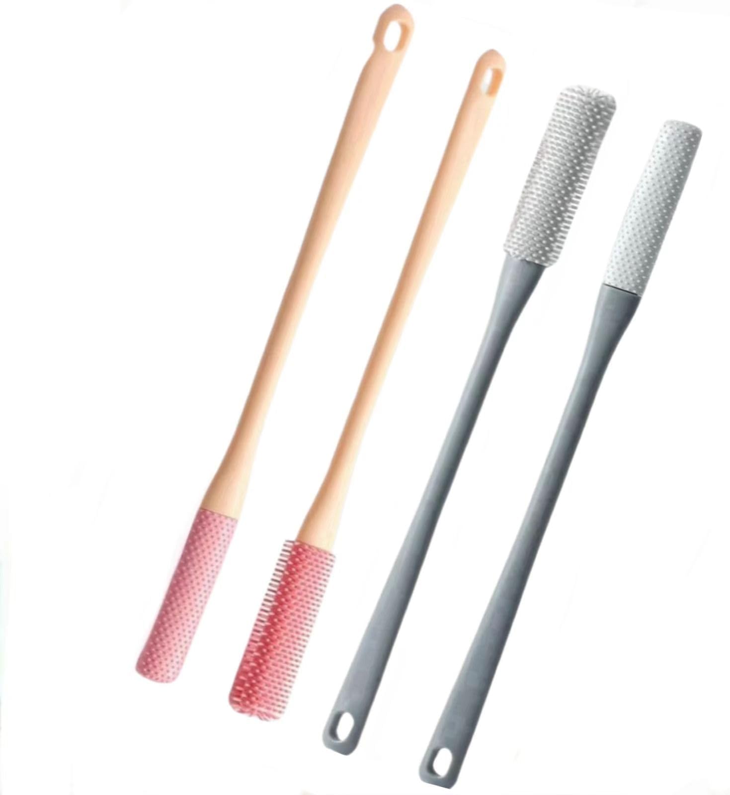 Amazon.com : Long Handled Silicone Toe Gap Cleaning Brush, Soft Rubber ...