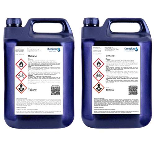 Methanol - 99.85% Purity - Virgin Grade 2 x 5 Litres : Amazon.co.uk ...