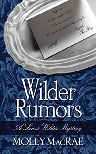 Wilder Rumors - Kindle edition by MacRae, Molly. Mystery, Thriller ...
