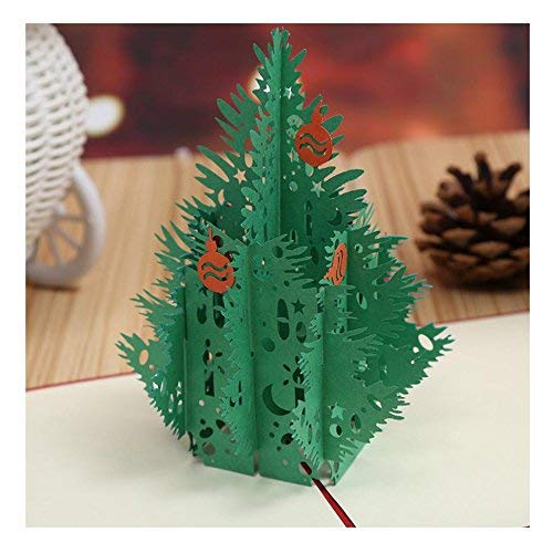 Snapklik.com : 3D Christmas Greeting Cards Papercraft 7 Pack Holiday ...