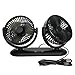 Amazon.com: TriPole Car Fan Portable Dual Head Electric Vehicle Mounted ...
