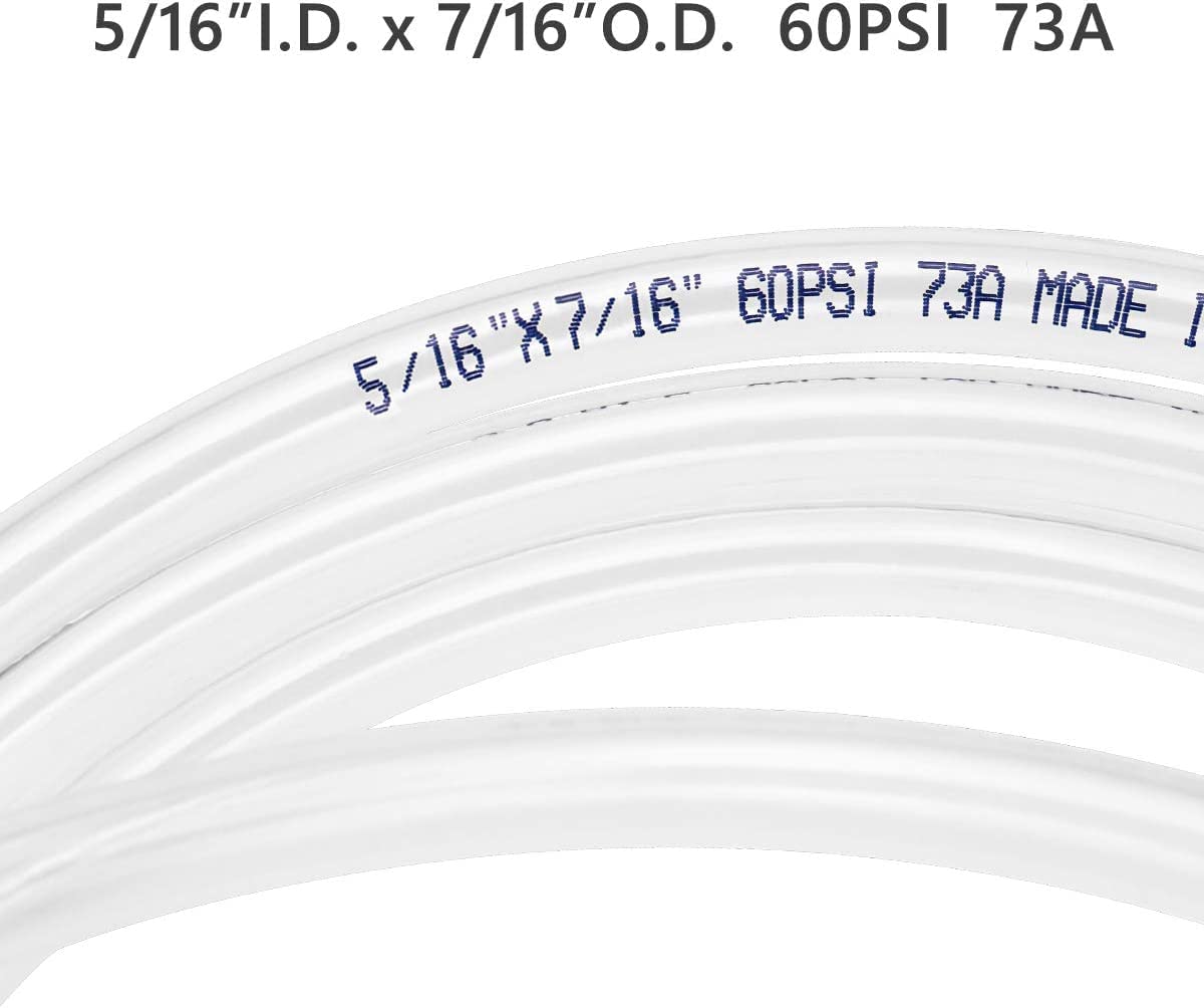 Snapklik.com : 10ft X 5/16" ID Clear Vinyl Tubing, Flexible Hybrid PVC ...