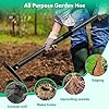 Amazon.com : Garden Hoe, Heavy Duty Trenching Hoes with 72 Inch Long ...