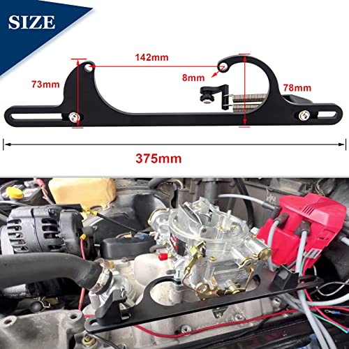 Snapklik.com : GDDGHS Throttle Cable Bracket For Holley Carburetor 4150 4160 Series, Adjustable ...