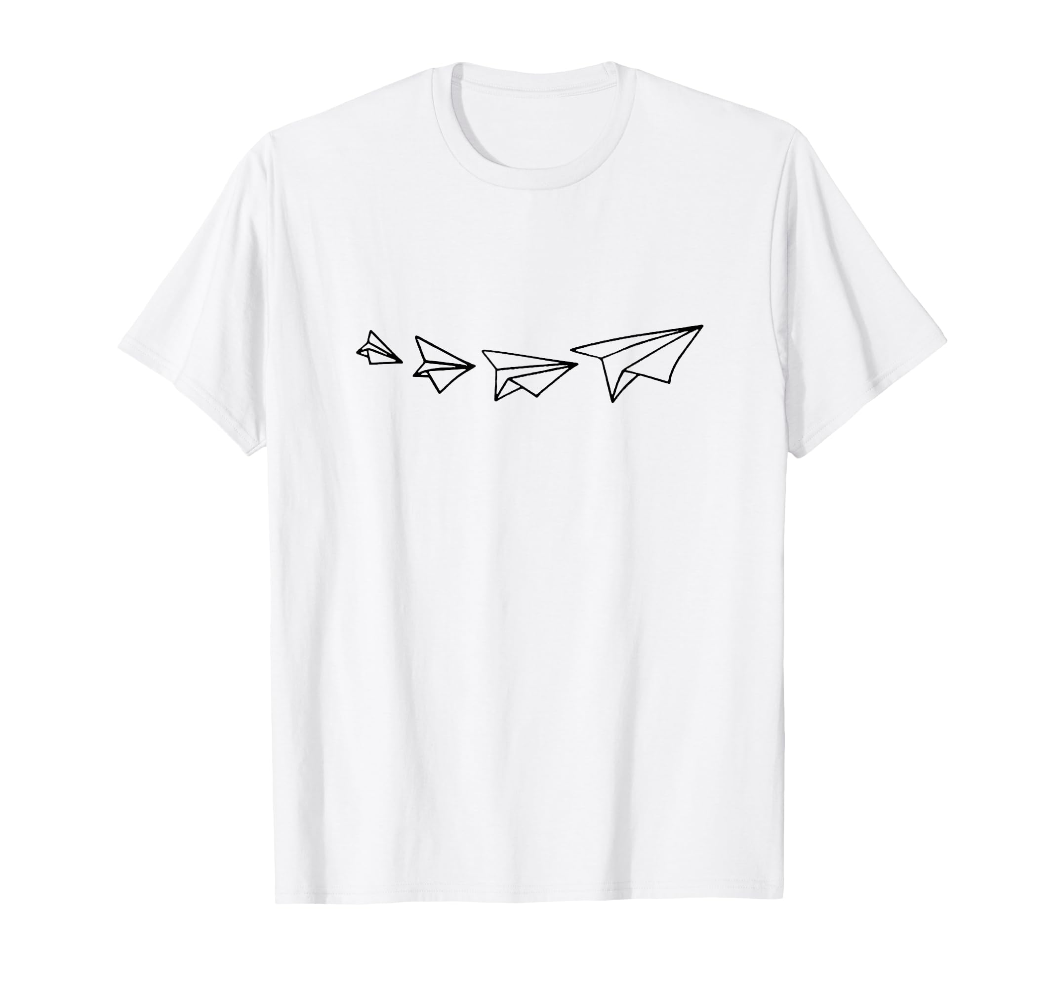 Amazon.com: Paper Airplane Shirt Flying Planes Aircraft Origami Shirt T ...