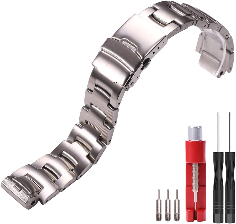 Amazon.com: XBHSW Stainless Steel Watch Strap Compatible with PROTREK ...